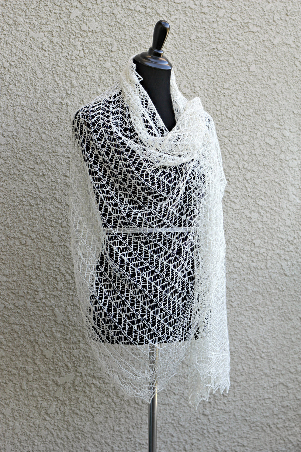 Waterfall Shawl knitting pattern, knitting tutorial – KGThreads